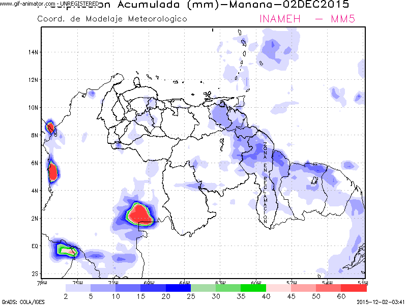 El tiempo meteorológico en Venezuela: Previsión meteorológica para ...