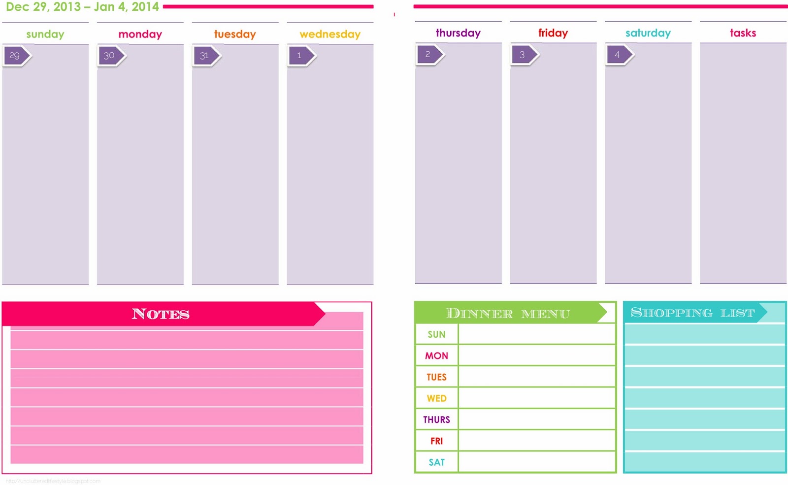 Ross Archery Weekly Monthly Planner Ross Archery Weekly Monthly Planner