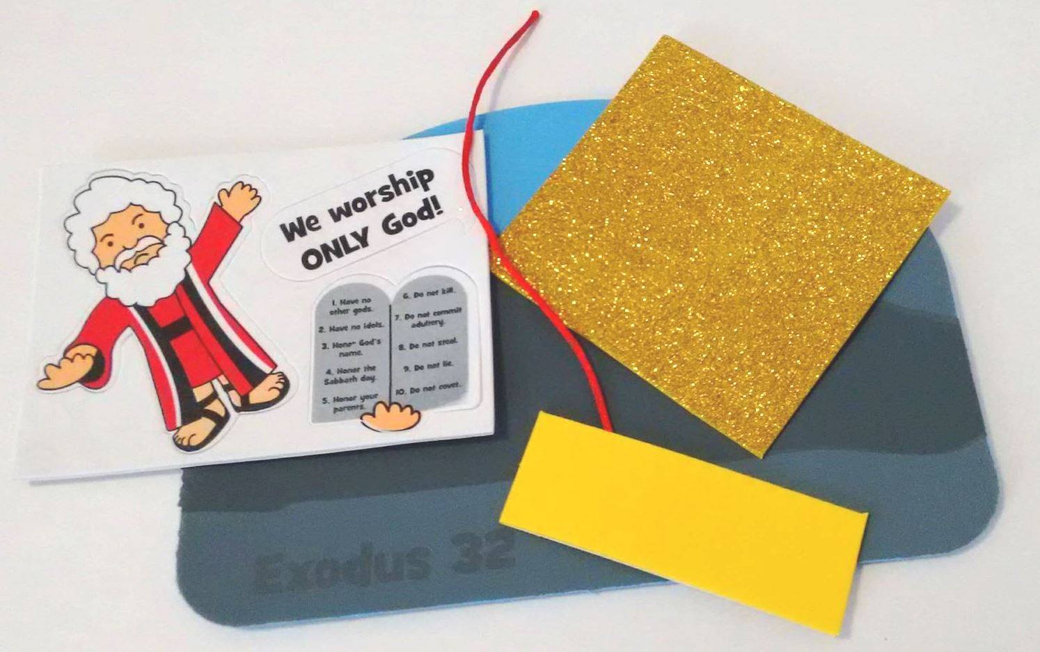 Petersham Bible Book & Tract Depot: Golden Calf Sign Craft Kit