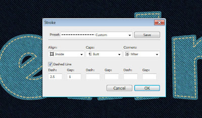 Create a stitched text effect hd wallpaper| Photoshop Skills