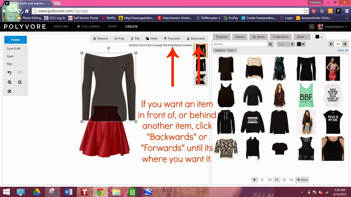 Mommy+Me Jamming On!: Polyvore Slide Photo Tutorial