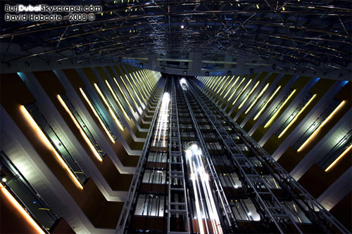 All World Visits: Burj Dubai Tower Inside