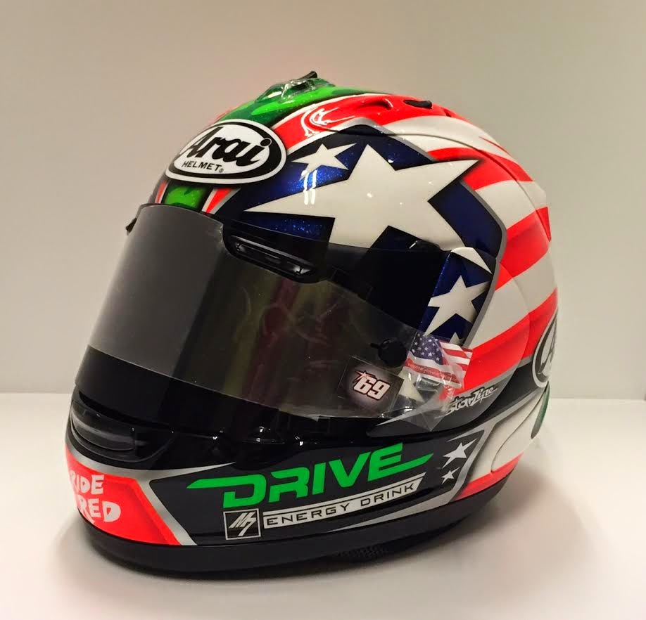 Racing Helmets Garage: Arai RX-GP N.Hayden 2015 by Starline