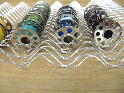 Sew Many Ways...: Tool Time Tuesday...Hot Dog Bobbin Rack