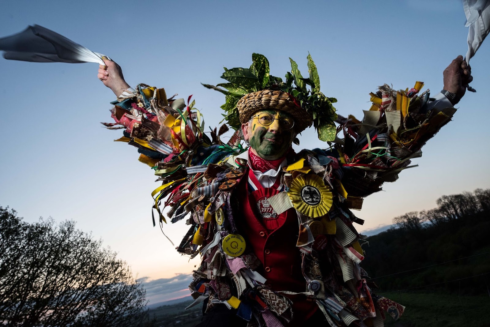 May Day Morris Dancing at Ham Hill