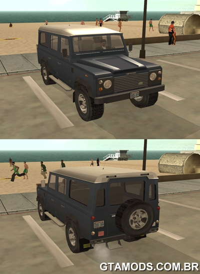 GTA MODS - Land Rover Defender 110SW