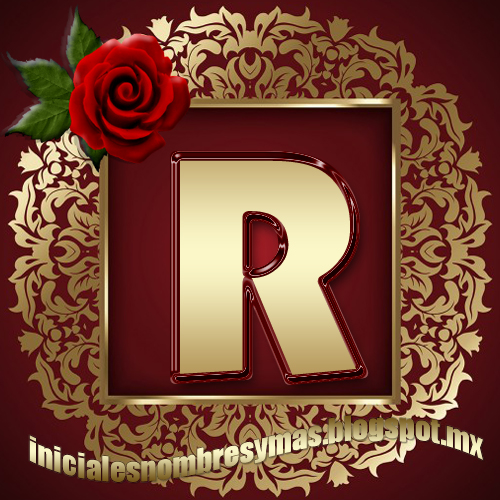 Iniciales Nombres y Más: Hermosas iniciales decoradas