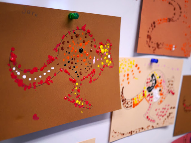 Little Hiccups: Aboriginal Dot Art Activity