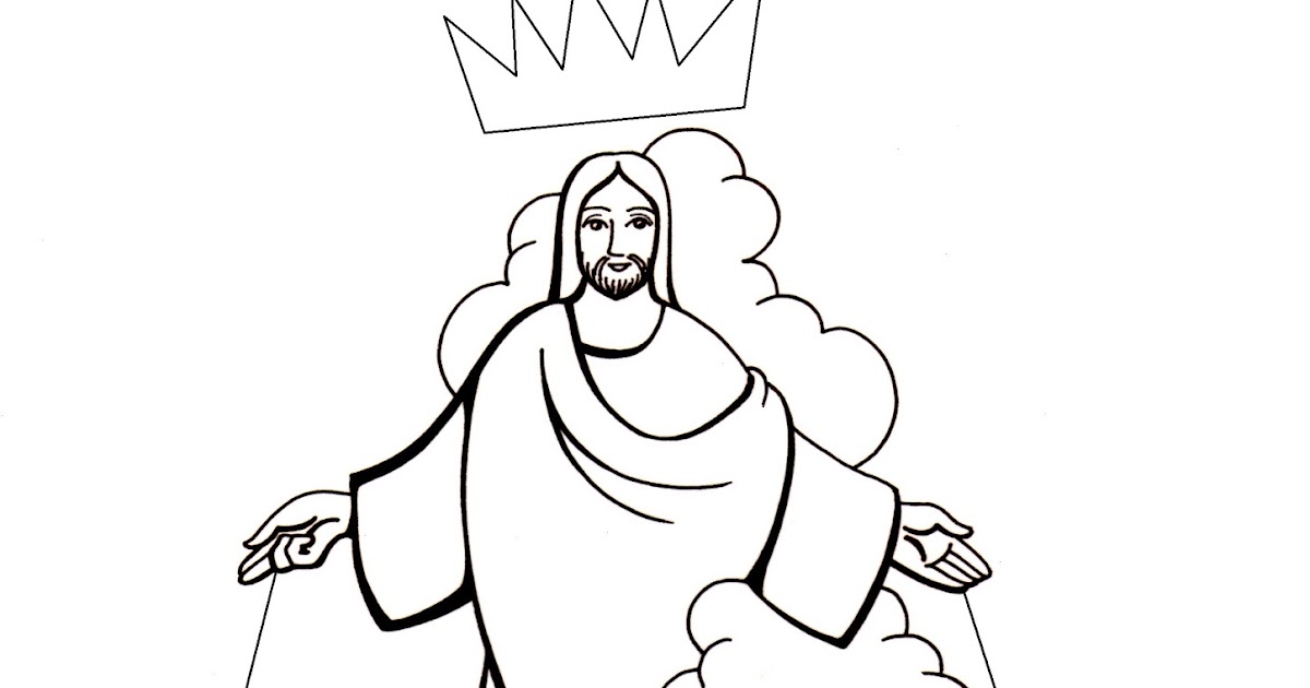 El Rincón de las Melli: DIBUJO: Cristo Rey