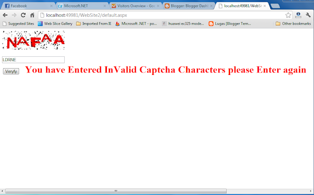 How to Add a Captcha Image in ASP.NET Application | MY.NET Tutorials
