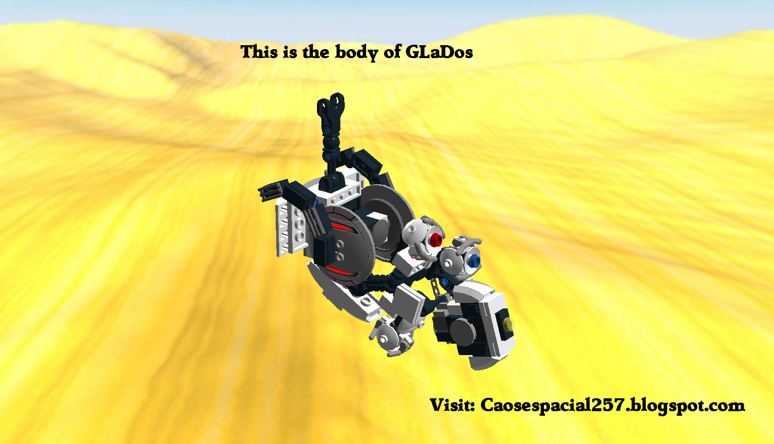 Caos Espacial: LEGO GLaDOS building guide!