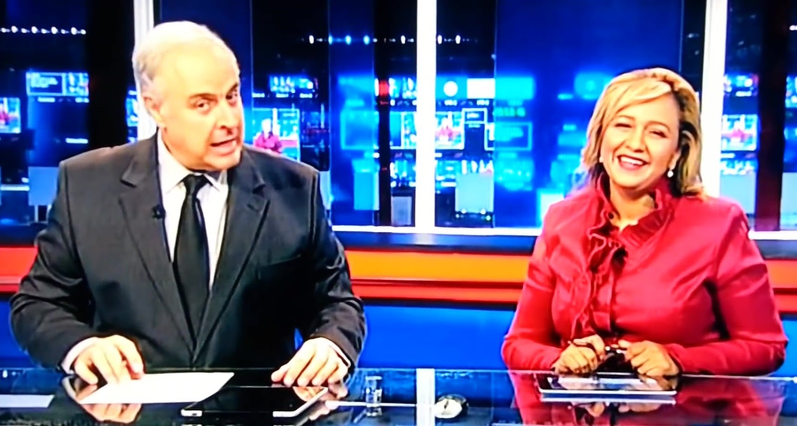 TV with Thinus: NIGHTY-NIGHT. Co-anchor duo Jeremy Maggs and Iman ...