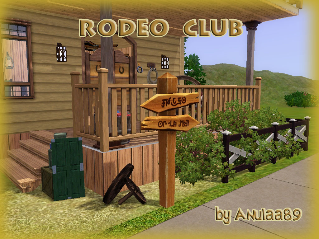 Klub Rodeo / Rodeo Club ~ Anulaa89 Creations - Stuff for The Sims 3 ...