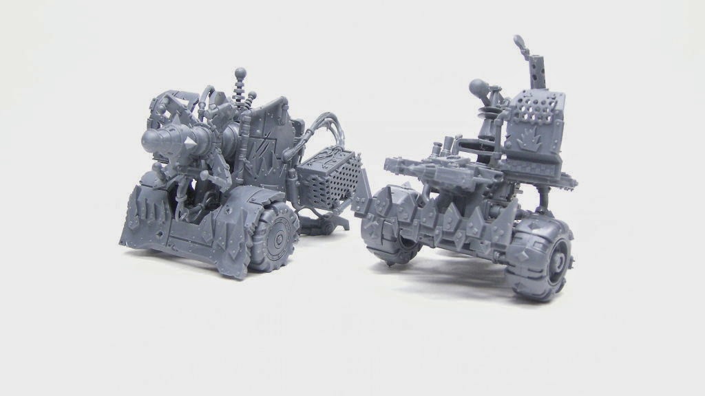 Watching Paint Dry: Mek Gun and Trukk Kitbash (1+1=4)