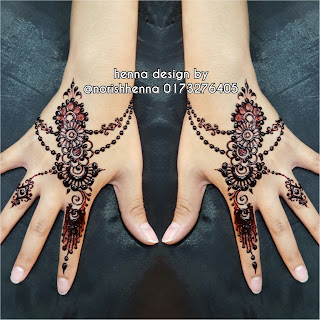 PERKHIDMATAN UKIRAN INAI PENGANTIN: Inai Tangan, simple dan sweet ...