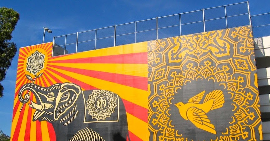 Jigsaw Magazine: STREET SIGNS - WeHo Peace Elephant