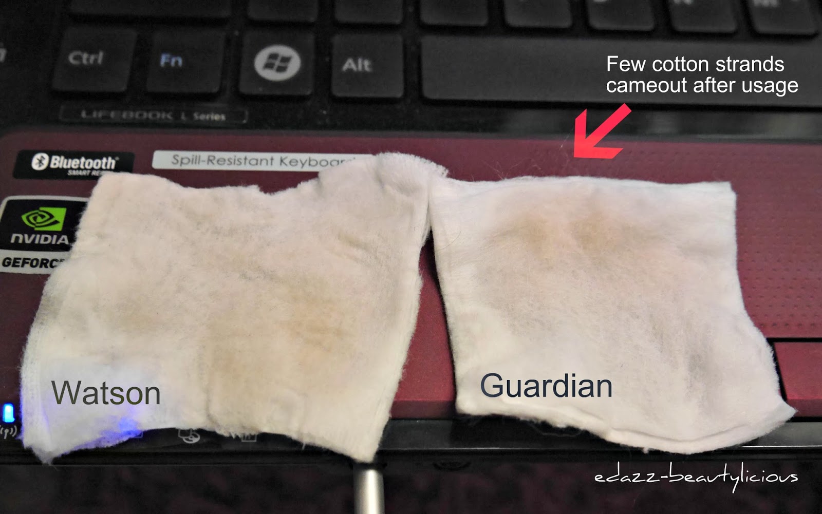 Beautylicious: [Beautylicious Review]: Facial Cotton Puff ; Watson VS ...