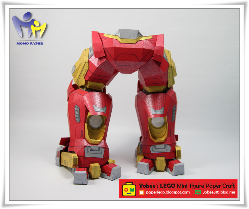 YOBEE'S LEGO MINI-FIGURE PAPER CRAFT: Making Hulkbuster Papercraft for ...