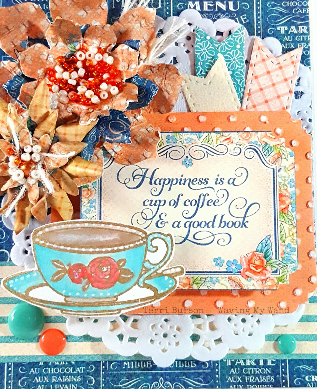 Waving My Wand: Graphic 45 Cafe Parisian for Coffee Loving Cardmakers
