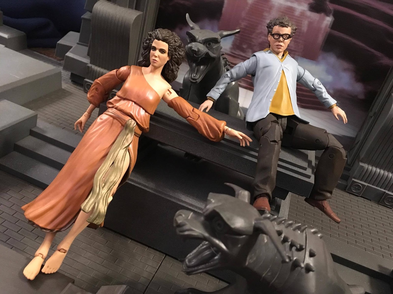 The Terrible Toyman : Ghostbusters - Rooftop Temple Diorama