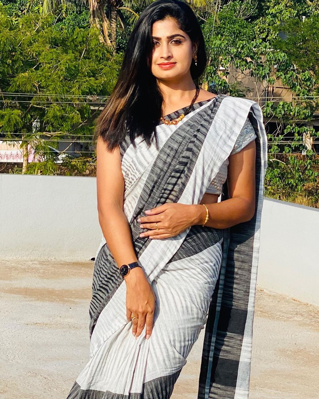 Telugu TV actress Chaitra Rai Stunning New Gallery HD