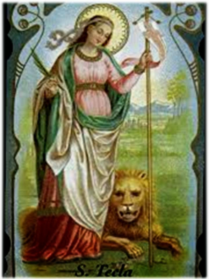 A SANTA TECLA, ORACIÓN PARA PROTECCIÓN DE TODOS LOS MALES Y PELIGROS ...