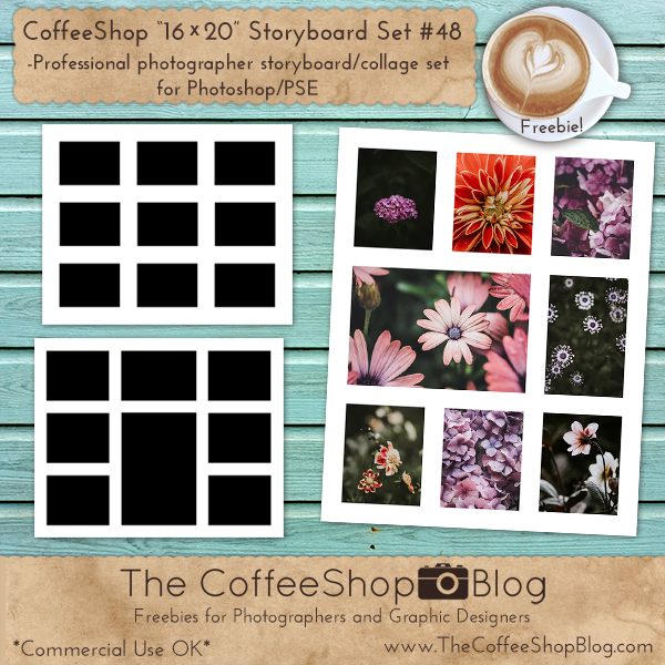 The CoffeeShop Blog: CoffeeShop "16 by 20 Storyboard/Collage Set" #48