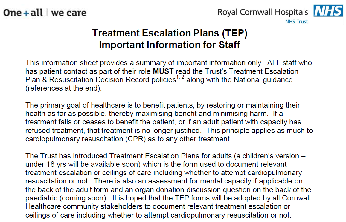 Liverpool Care Pathway: A National Scandal