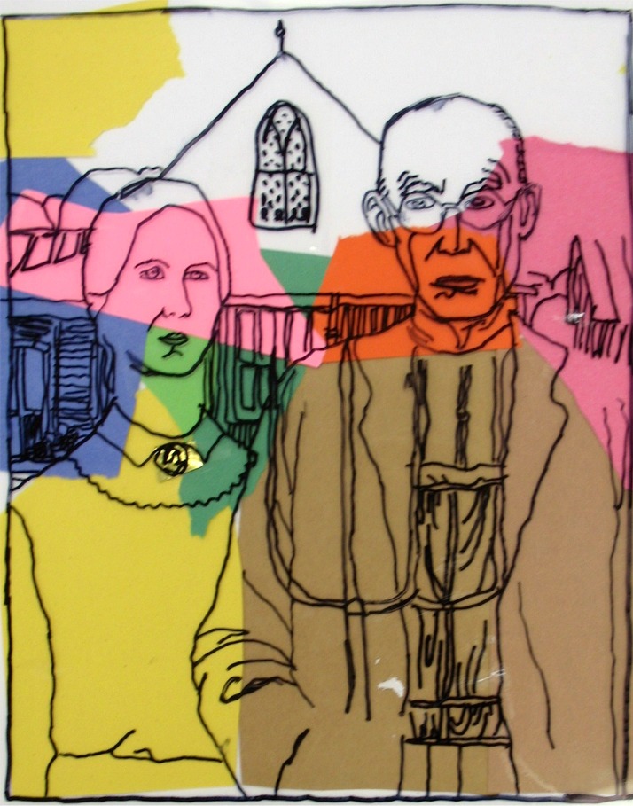 The David Lubin Art Studio: American Gothic Pop Art