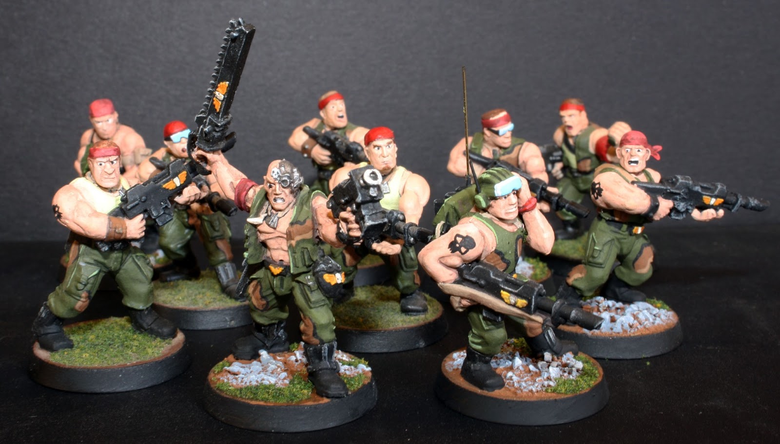 Imperial Guard 187th Catachan 'Death Reapers' - Forum - DakkaDakka