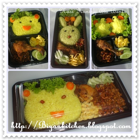 BIyanCakes: Aneka kreasi Nasi kuning ala bento
