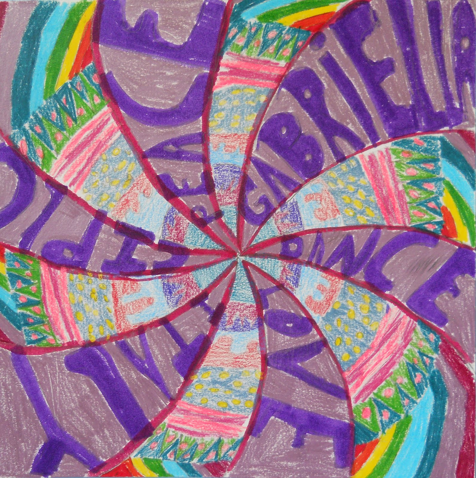 Third Grade Radial Design