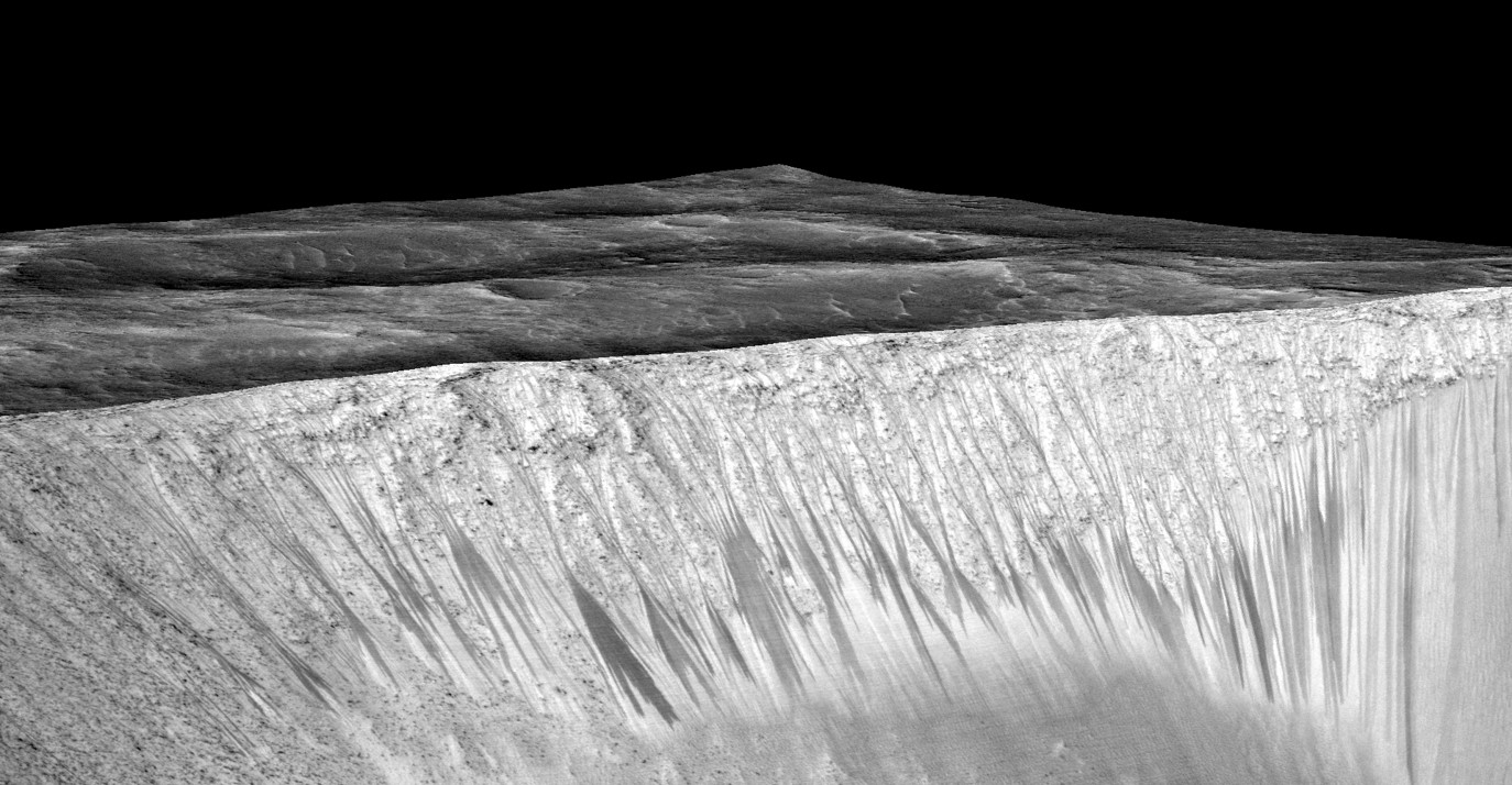 Earth and Space News: Watery Mars: NASA Confirms Seasonal Presence of ...