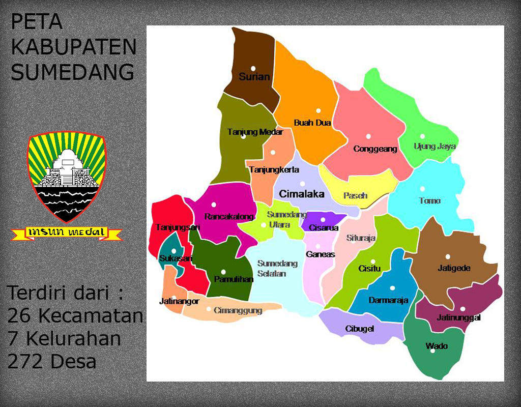 Peta Kabupaten Sumedang | Galeri Industri Sumedang