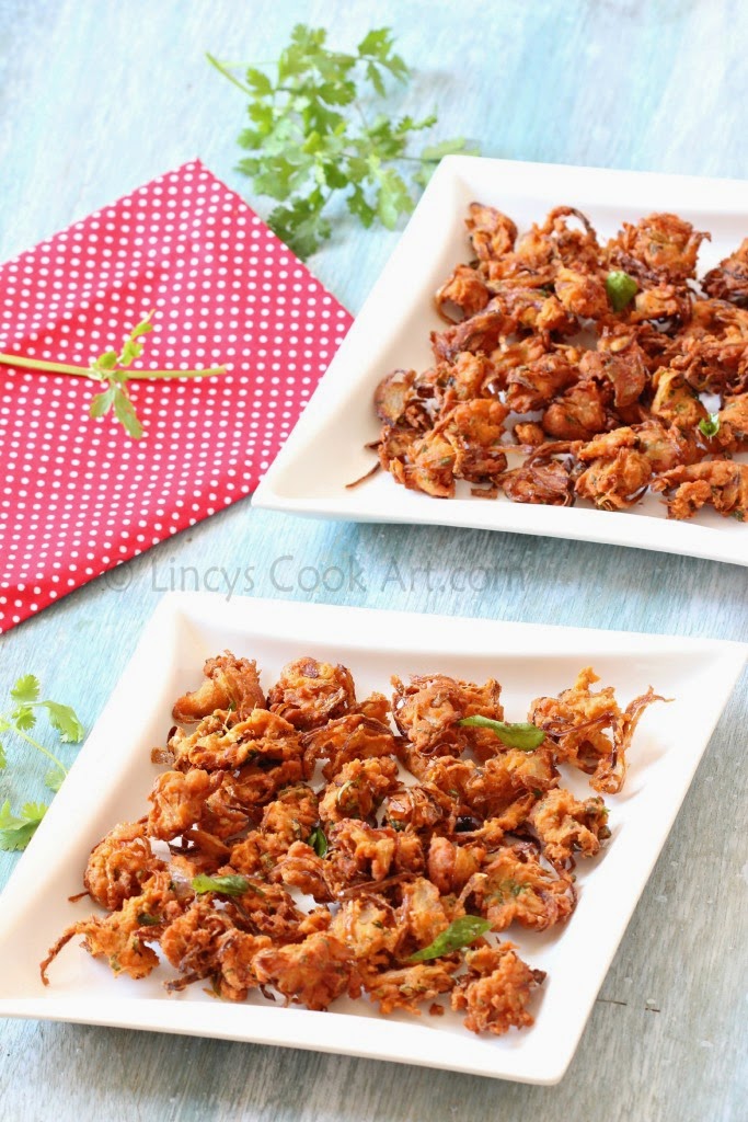 Onion Thool Pakoda ~ Lincy's Cook Art