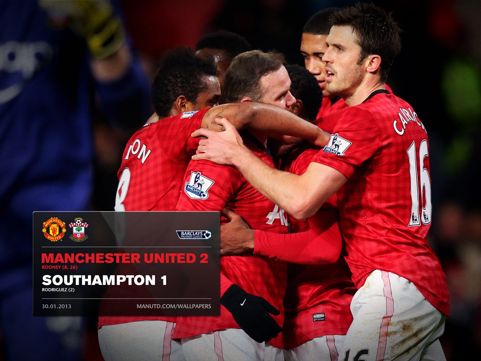 Final Score Wallpaper Manchester United Vs Southampton 2 1
