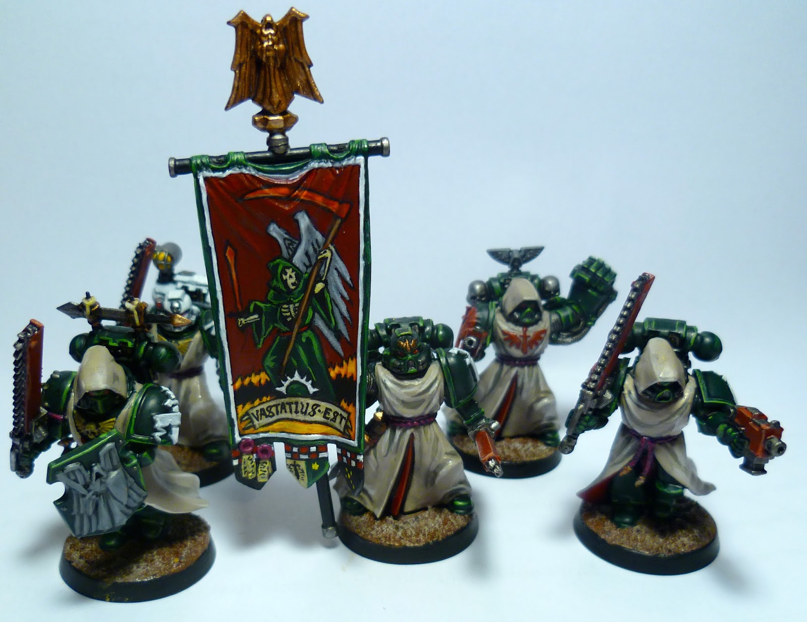 PW Gaming: Dark Angels Green Wing Part Seven: Command Squad
