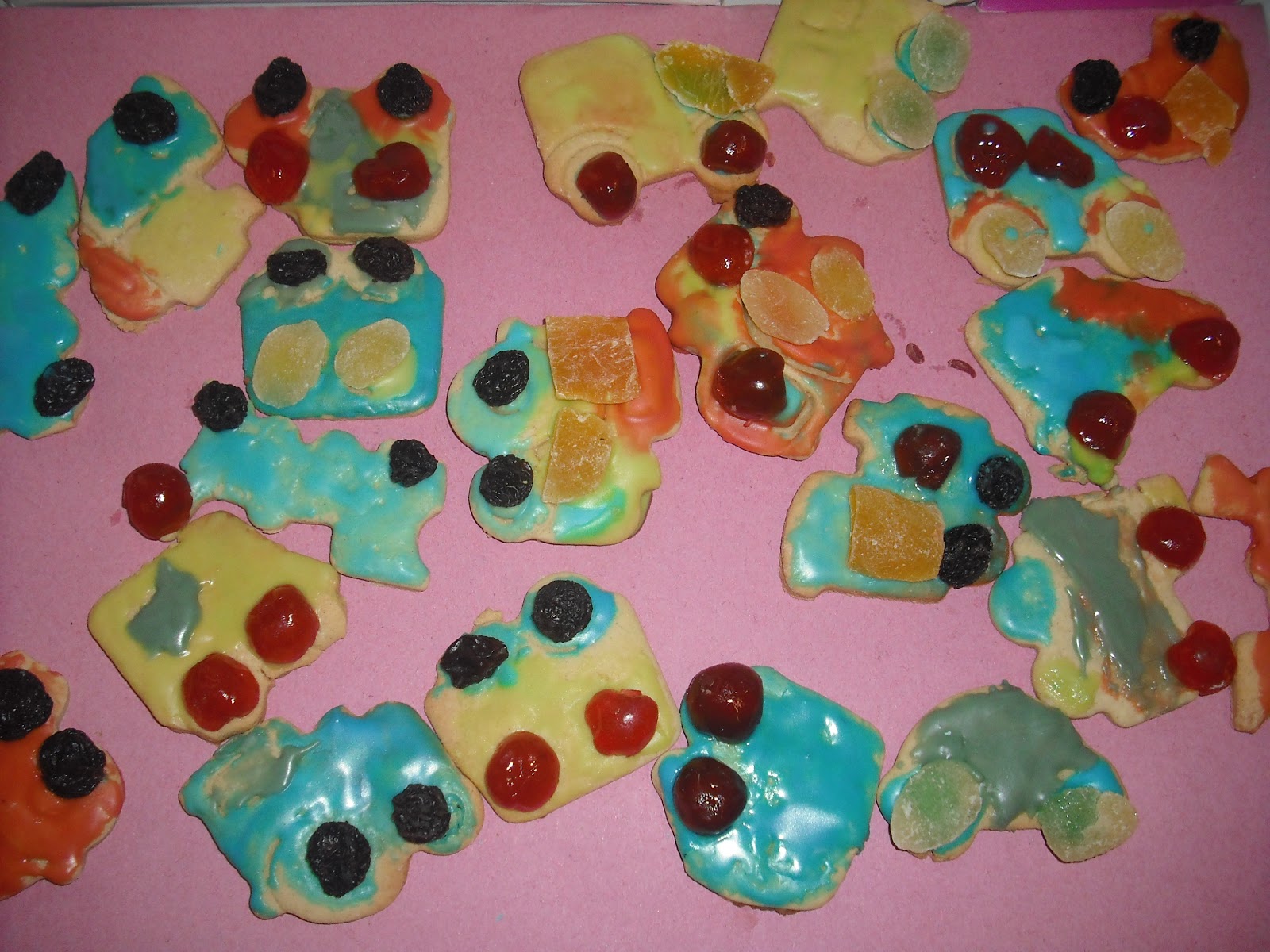 Year 1's Blog: Transport Biscuits