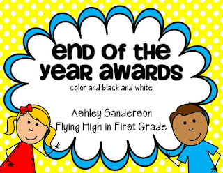 Flying High In First Grade: End of the Year Gifts and Awards Linky