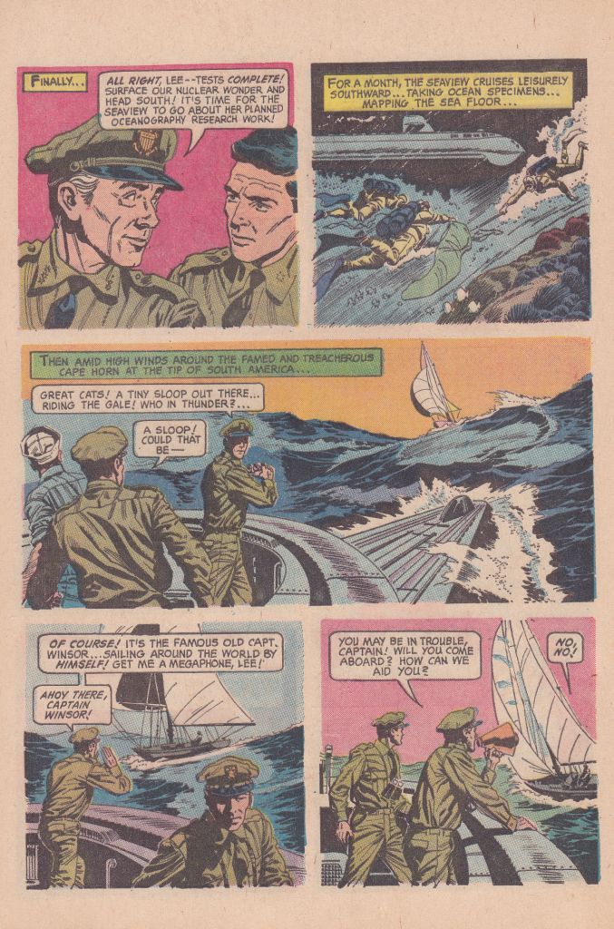 BEACH BUM COMICS : SOS SEAVIEW - IN A VOYAGE TO THE BOTTOM OF THE SEA