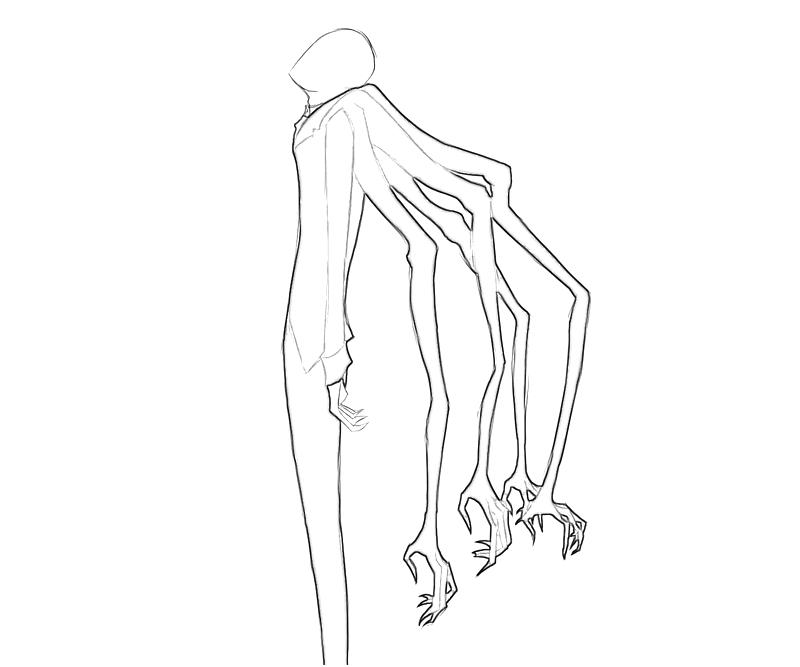 Slenderman Slenderman Happy | How Coloring