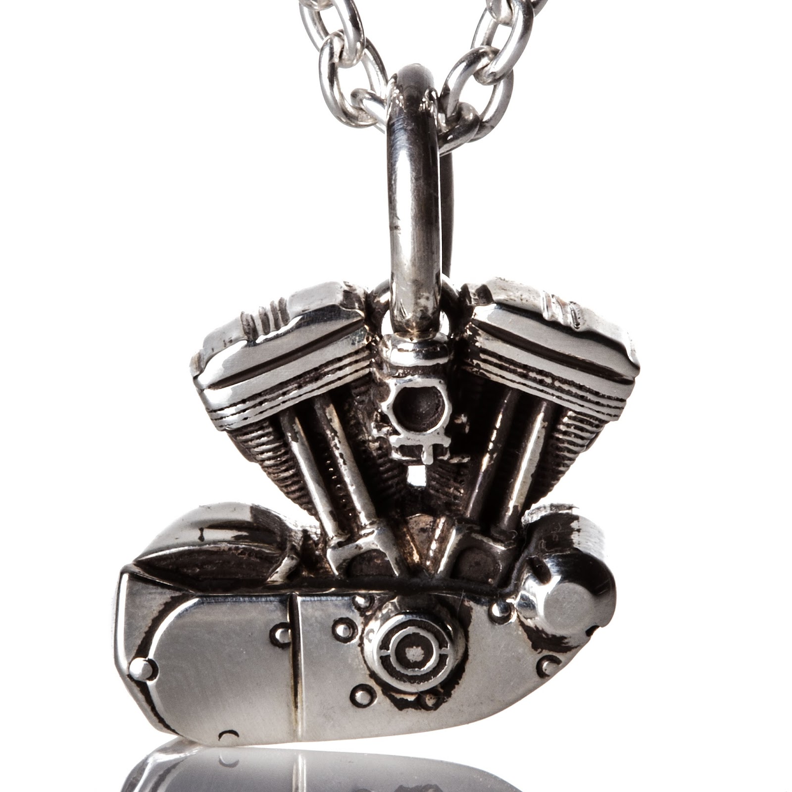 7th-Heaven Art Jewelry Online shop: Sportster engine pendant (1/2 inch)
