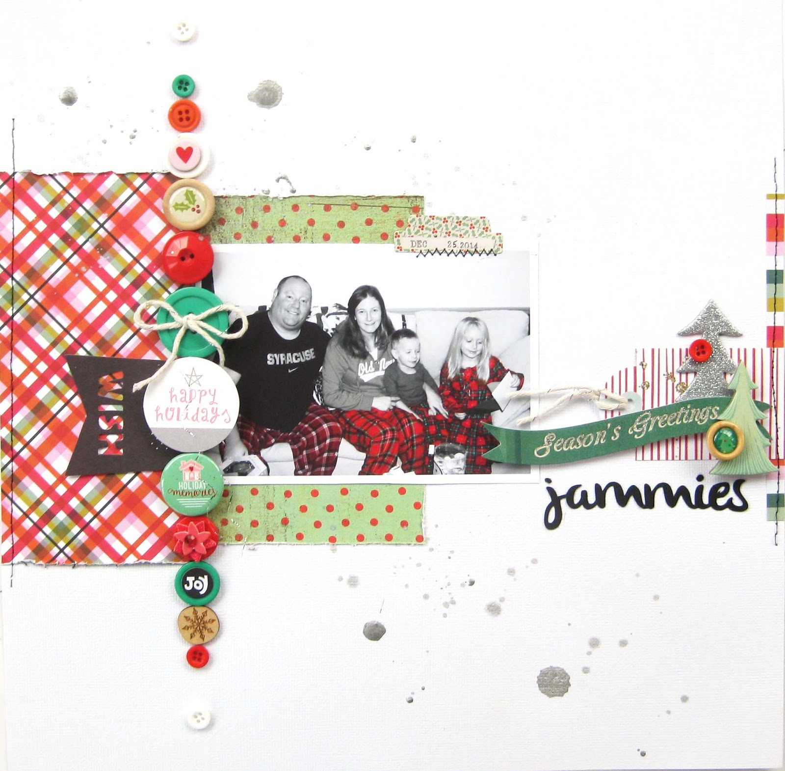 Audrey's Reflection: The 12 layouts of Christmas