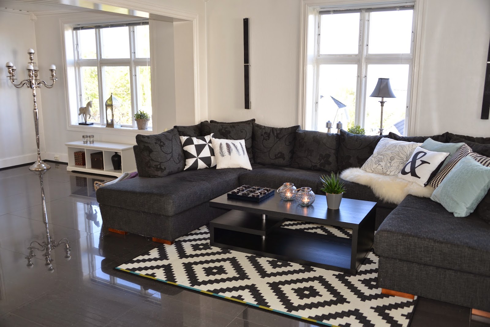 Inspira Interiør: Styling av stue i Sveitserhus