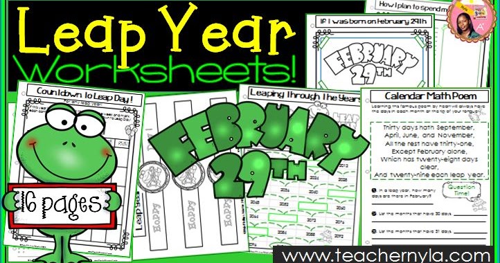 Leap Year Worksheets