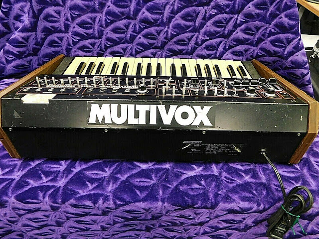 MATRIXSYNTH: Vintage 1978 Multivox MX-75 / Pulser Dual Voice Synthesizer