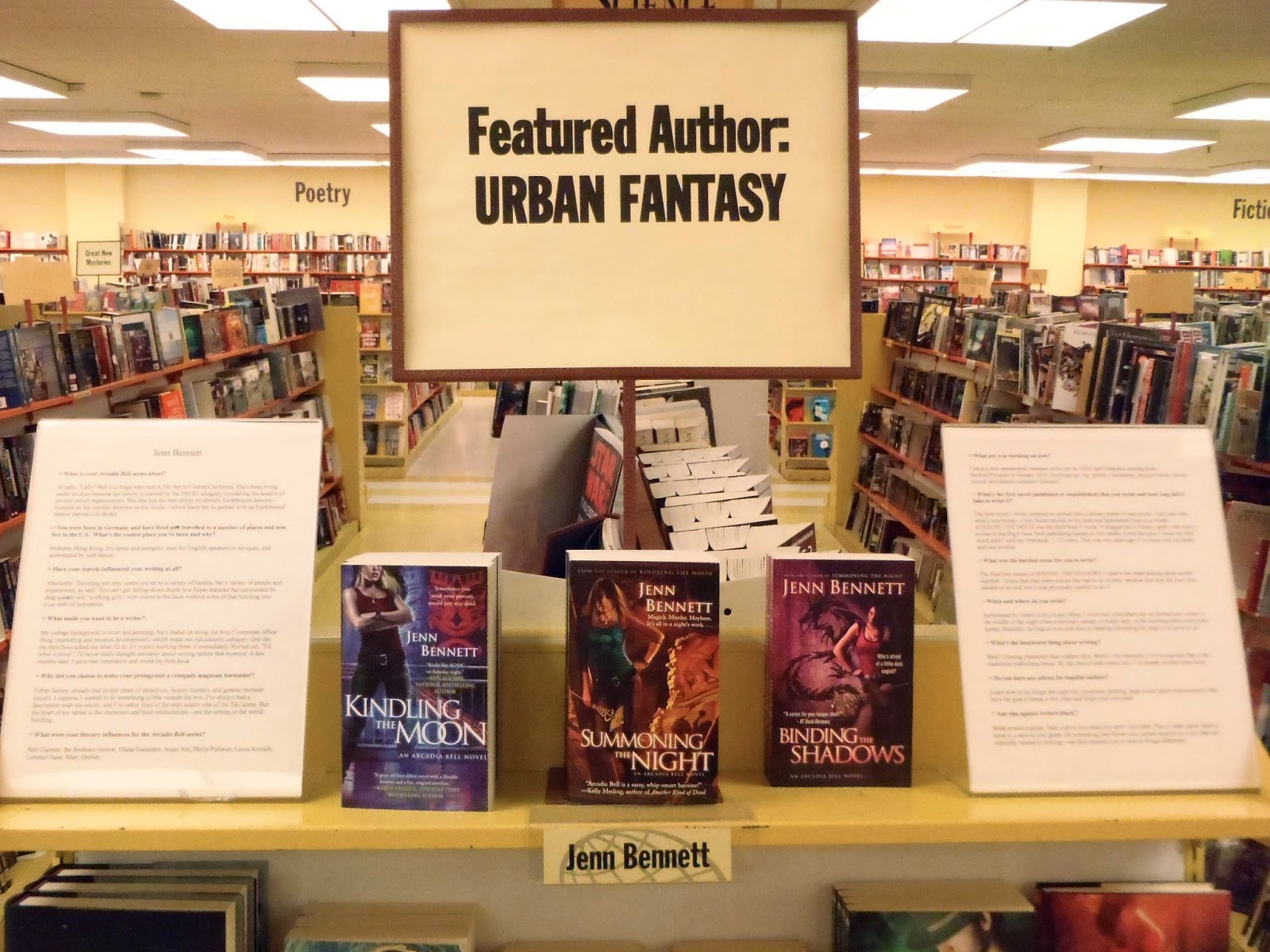 Sci-Fi Fan Letter: Author Interview: Jenn Bennett