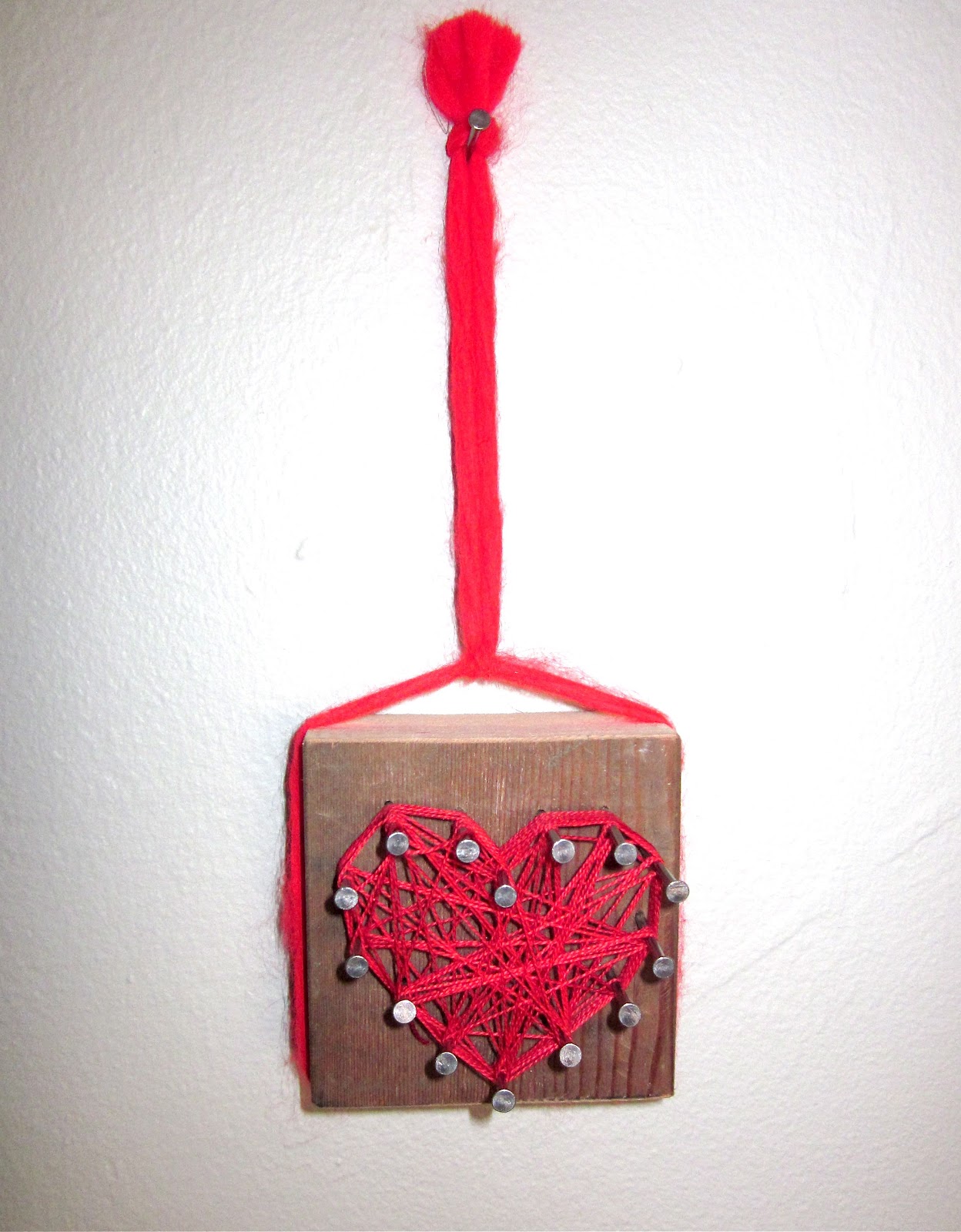 Mama's Little Muse: String Art Heart