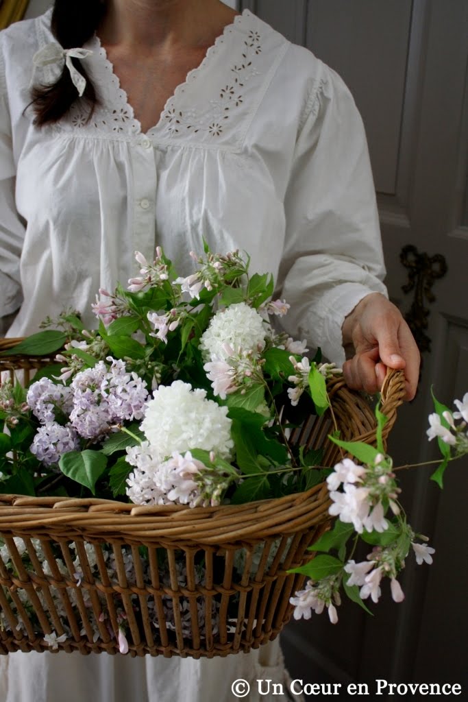Un Coeur en Provence: Panier fleuri