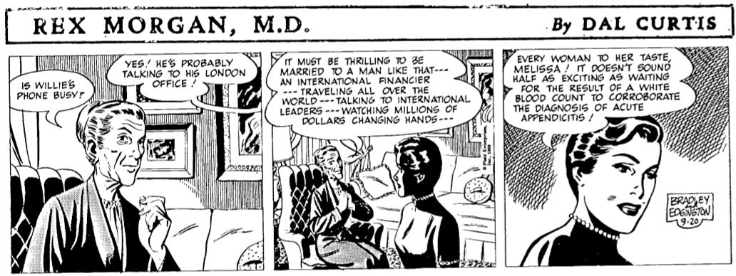 In Search of Rex Morgan, MD: 1969 Comic Strips: A Summary